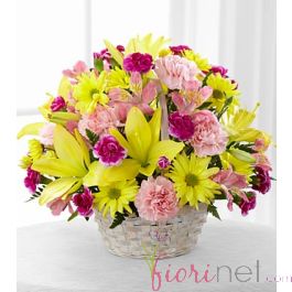 Florerias FioriNET ® | Canasta alegre